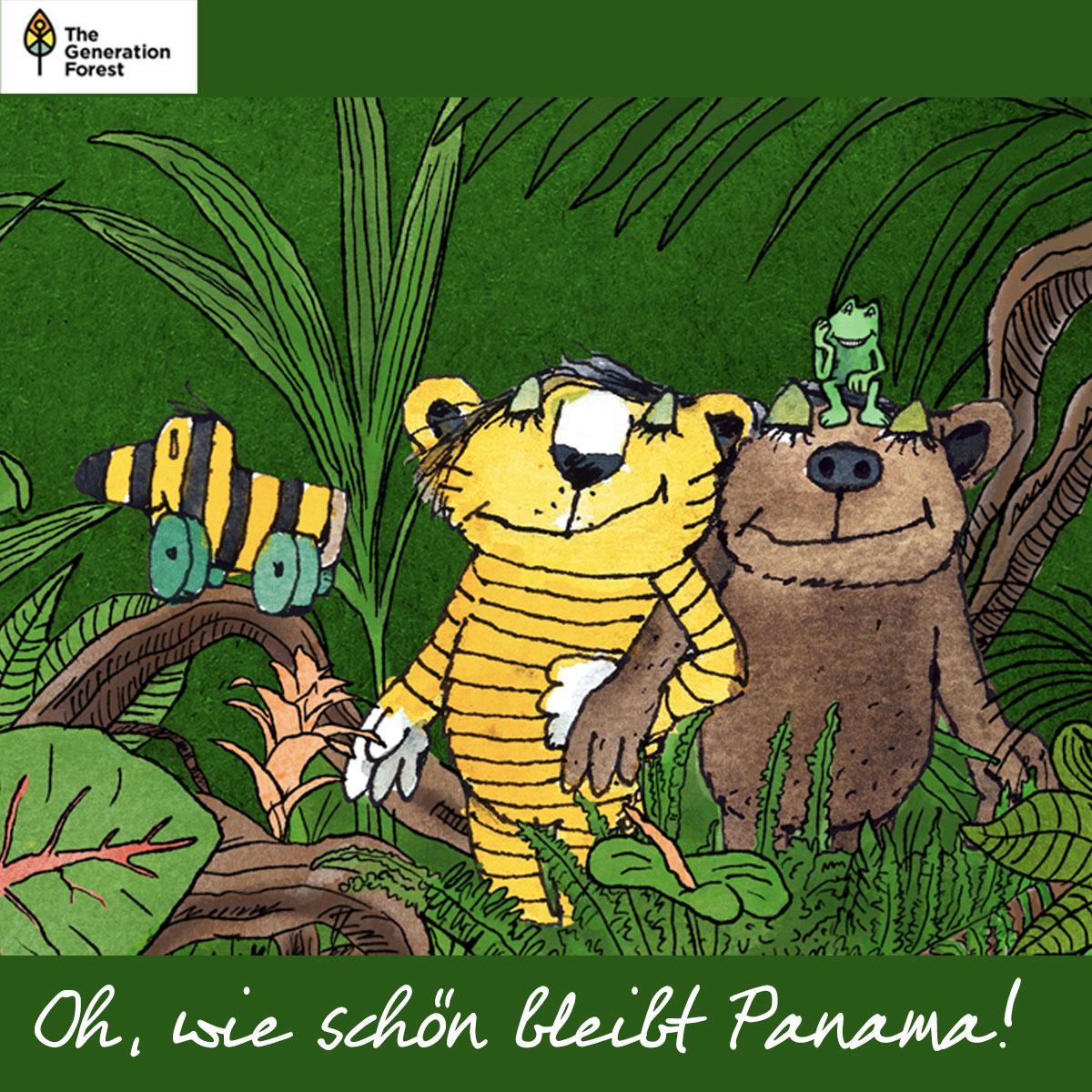 Tiger and Bear plant the "Tiger Duck Forest" in Panama and become ...