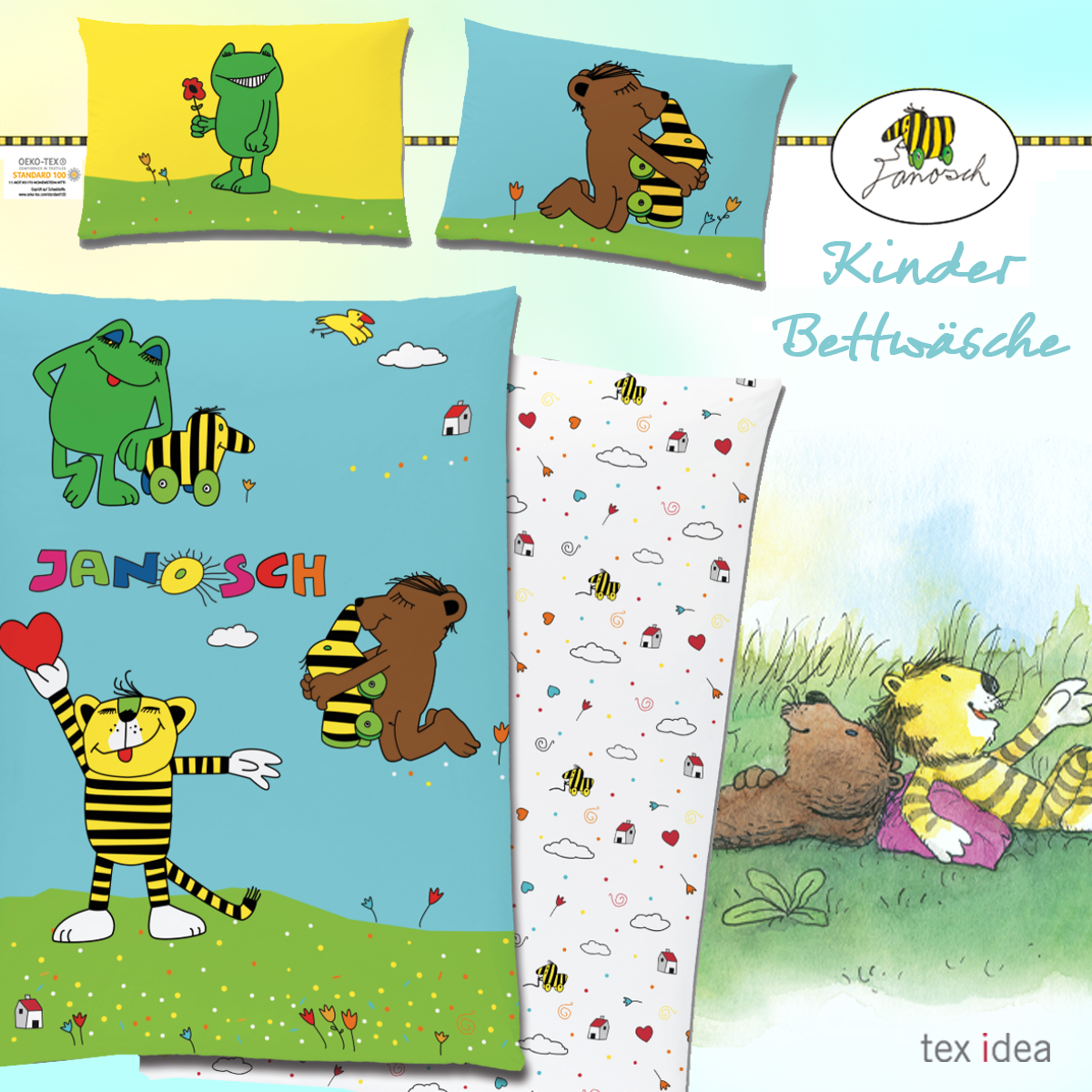 Janosch x tex idea GmbH: die perfekte Kuschelbettwäsche für unsere Kids ...